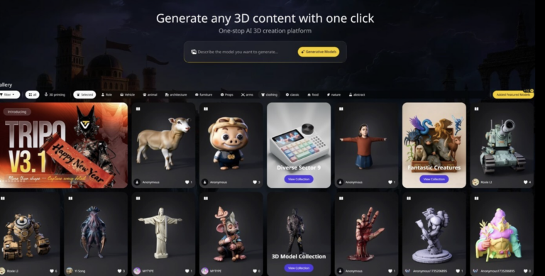 Tripo AI Announces $50M in Funding and New Models for Production-Ready ...